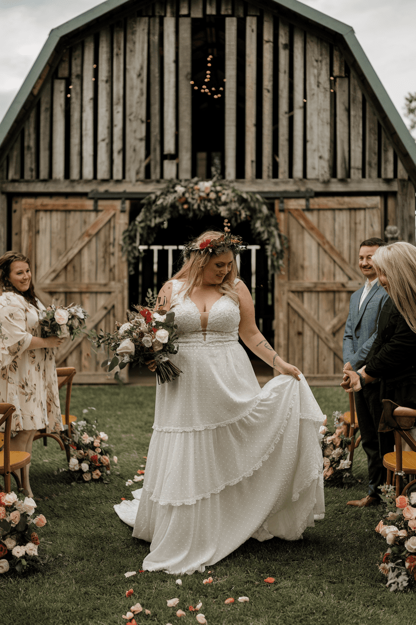 18 Boho Plus Size Wedding Dresses for Free-Spirited Curvy Brides ...