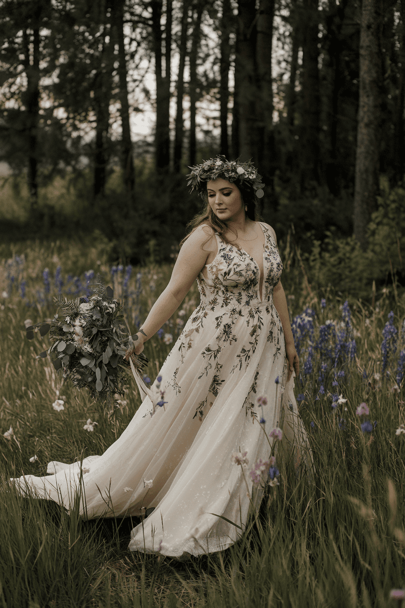 18 Boho Plus Size Wedding Dresses for Free-Spirited Curvy Brides ...