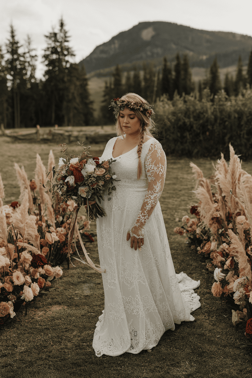 18 Boho Plus Size Wedding Dresses for Free-Spirited Curvy Brides ...