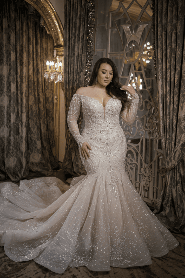 18 Stunning Mermaid Plus Size Wedding Dresses for a Glamorous Bridal ...