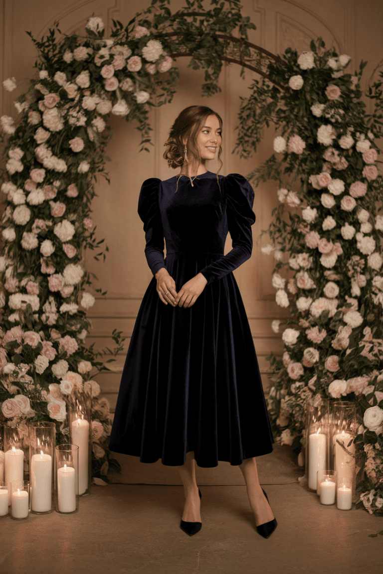 18 Elegant Winter Dress Ideas For December Weddings That Are Peak Chic ...